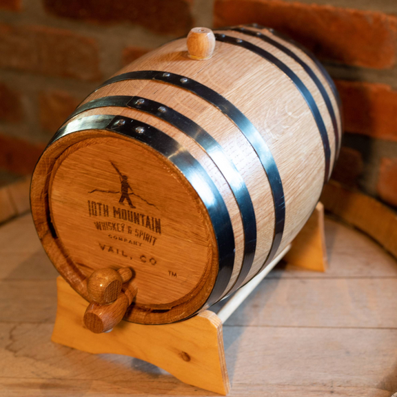 3 Liter Whiskey Barrel – 10th Mountain Whiskey
