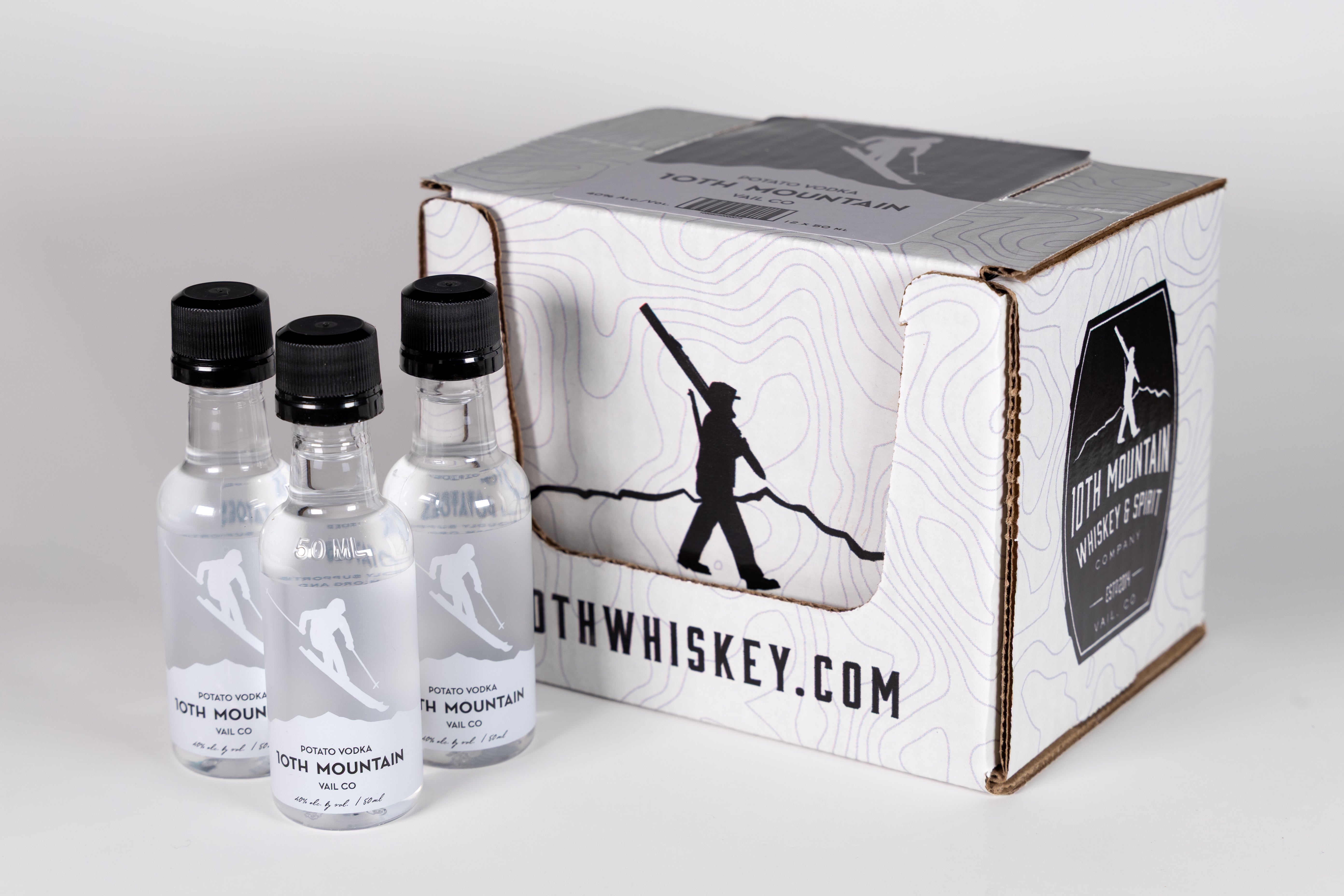 Potato Vodka - 50ML 12 Pack – 10th Mountain Whiskey